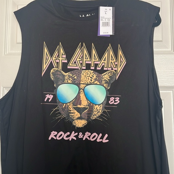 Dresses | Def Leppard Black Graphic Dress | Poshmark